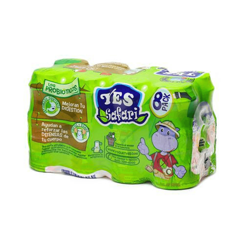 Kip - Yogurt líquido sabor manzana fresa safari YES