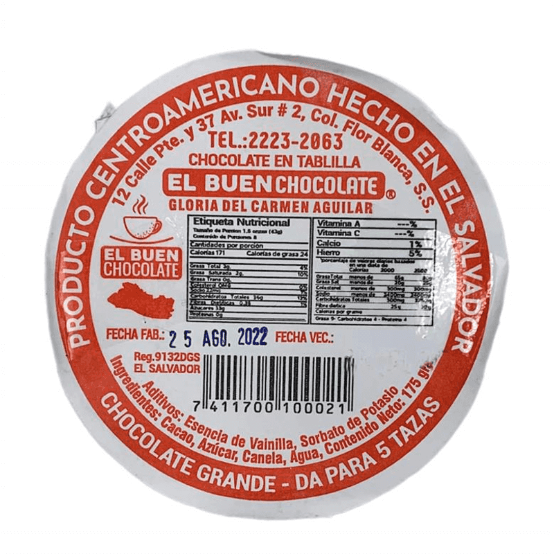 Kip - Chocolate de tablilla grande El Buen Chocolate