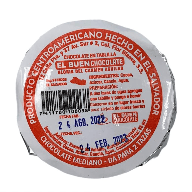 Kip - Chocolate de tablilla mediano El Buen Chocolate