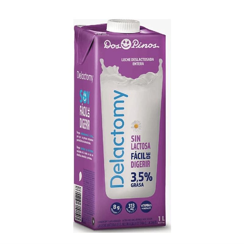 Kip - Leche UHT entera deslactosada 3.5% grasa Delactomy Dos Pinos